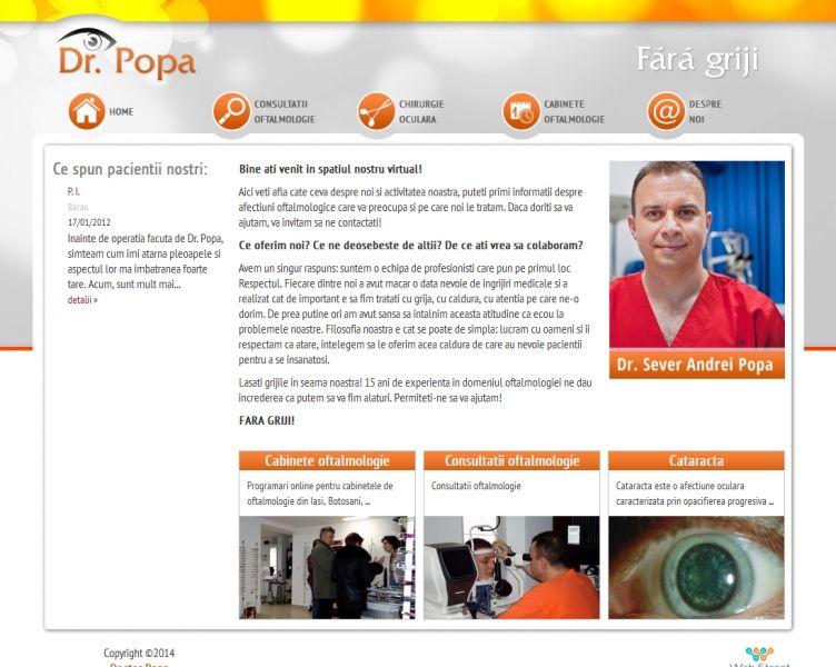 Dr. Popa presentation website